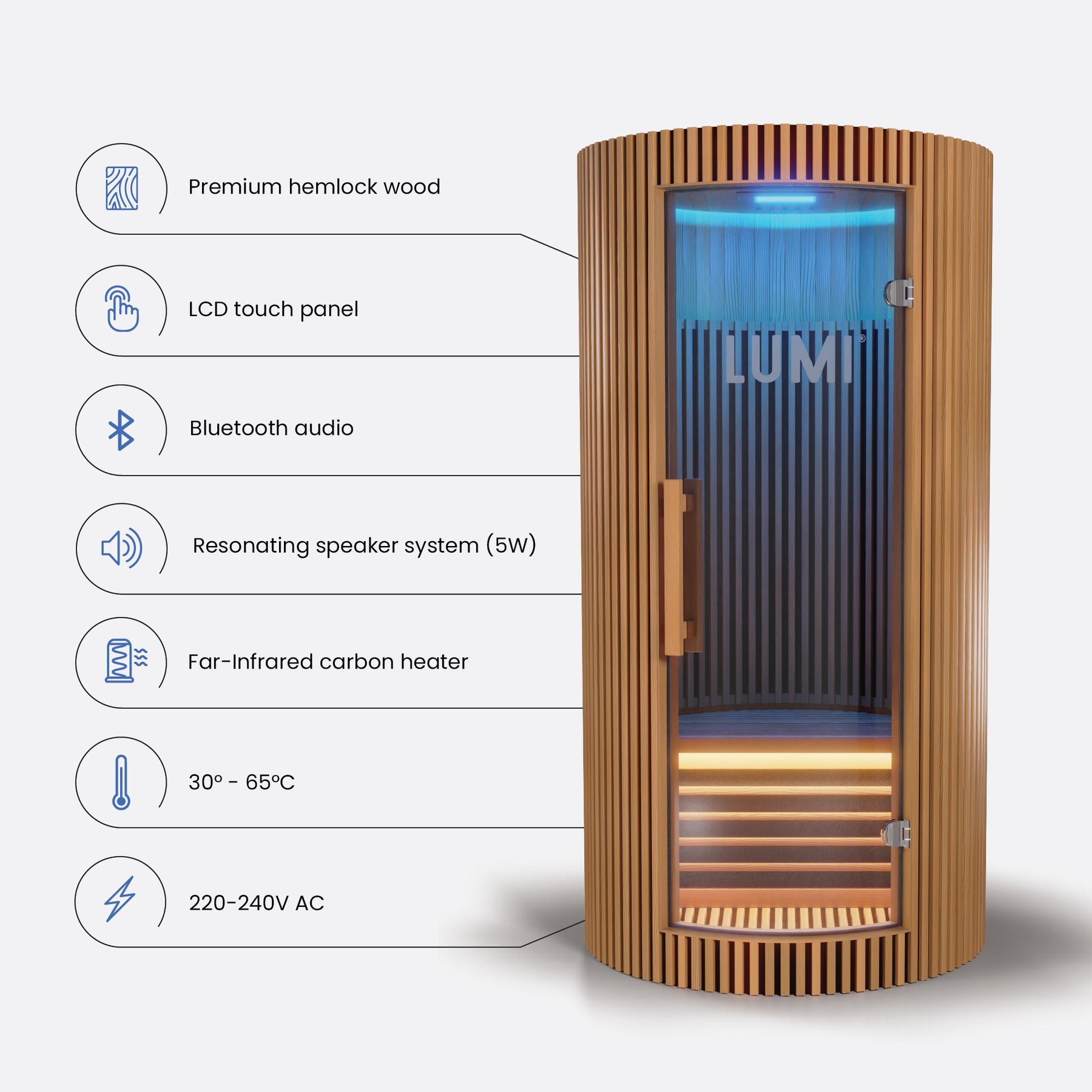 LUMI Sauna PRO™ - Premium Infrared Sauna for Optimal Relaxation – LUMI ...