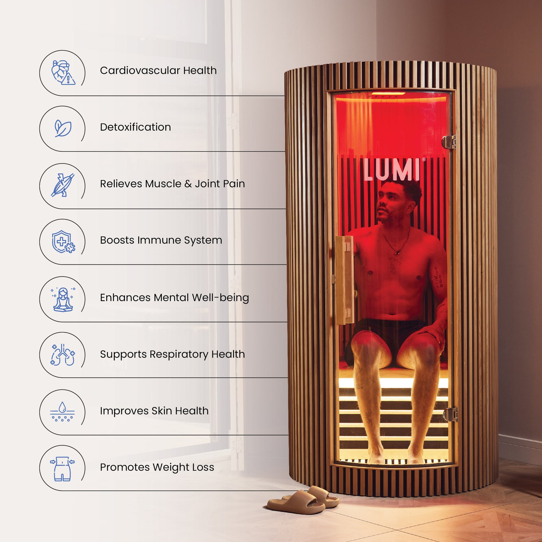 LUMI Sauna PRO™ - Premium Infrared Sauna for Optimal Relaxation – LUMI Therapy
