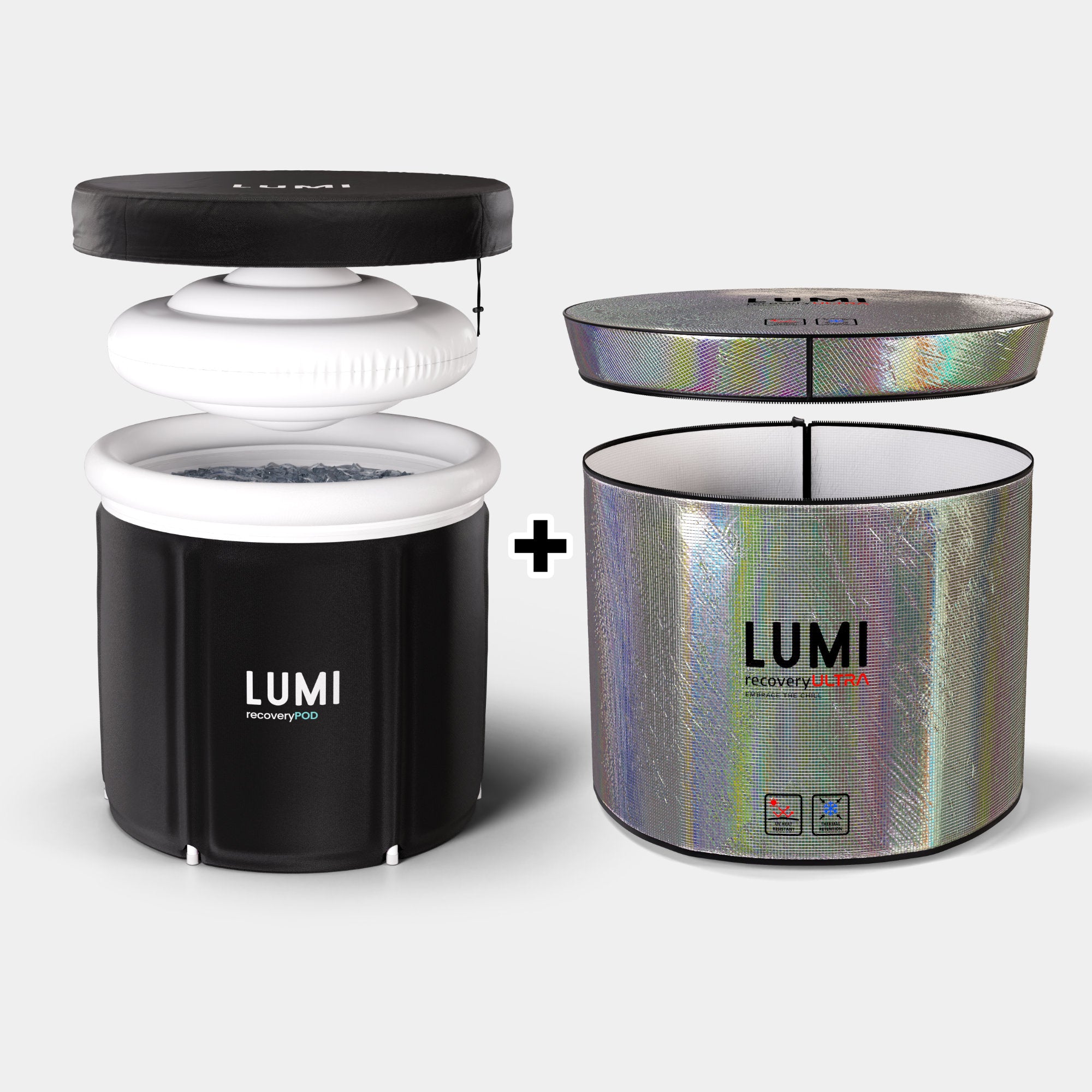 LUMI Pod + Ultra Cover Bundle | Premium Ice Bath with Insulated Cover ...